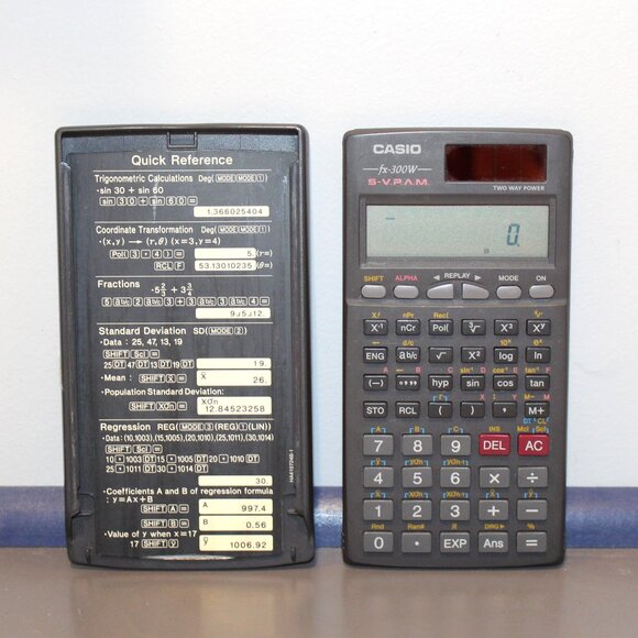 Casio | Other | Casio Fx 30w Scientific Calculator Solar Powered W ...